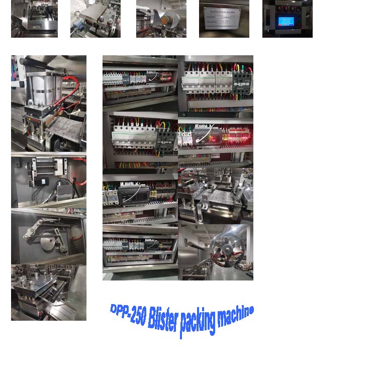 2 sets DPP-250 blister packing machine and moulds shipped to Mexico ...
